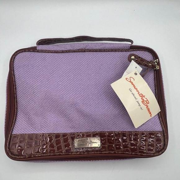 Samantha Brown | Bags | Samantha Brown Purple Travel Organizer Cosmetic ...